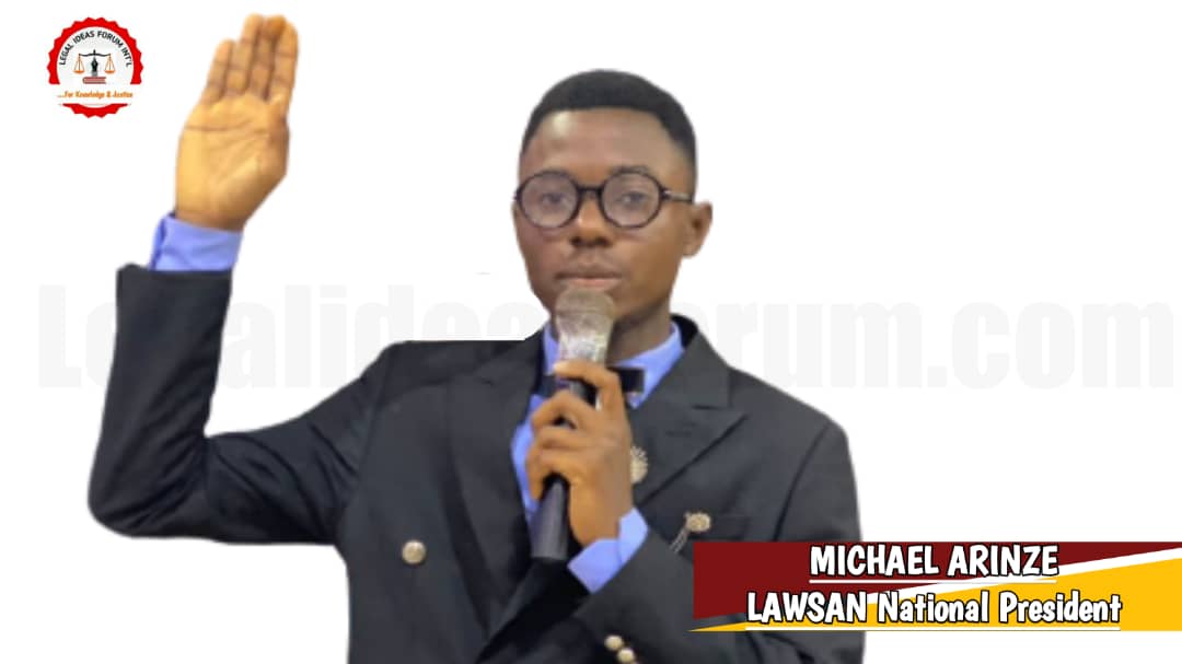 Michael Arinze Of Unical Emerges As The New President of LAWSAN - LEGAL ...